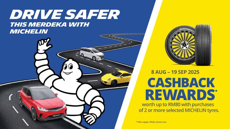Merdeka Tyre Promotion – Enjoy Cashback & Safer Drives!