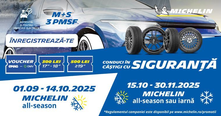 Reduceri și oferte la anvelope Michelin | Michelin Romania